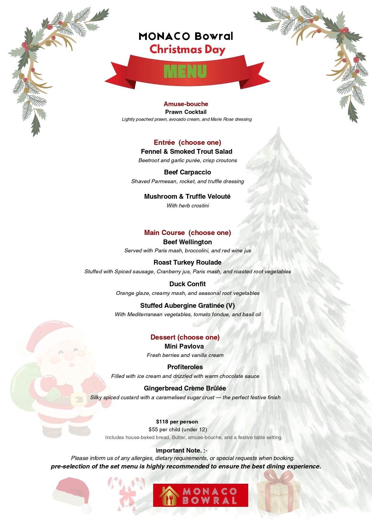 Monaco Bowral Restaurant - Best Multi-Cuisine Restaurant in Bowral NSW