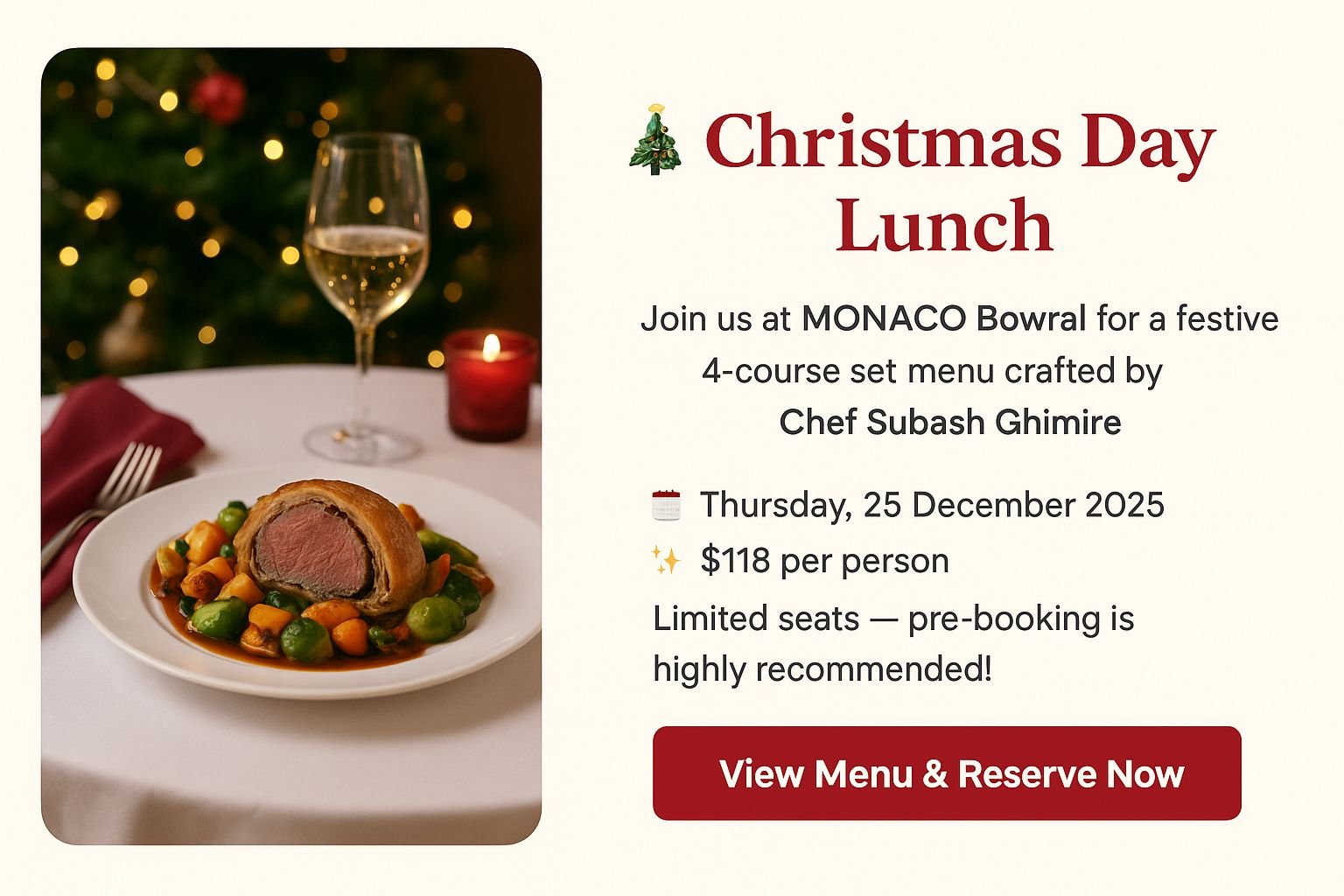 Monaco Bowral Restaurant - Best Multi-Cuisine Restaurant in Bowral NSW